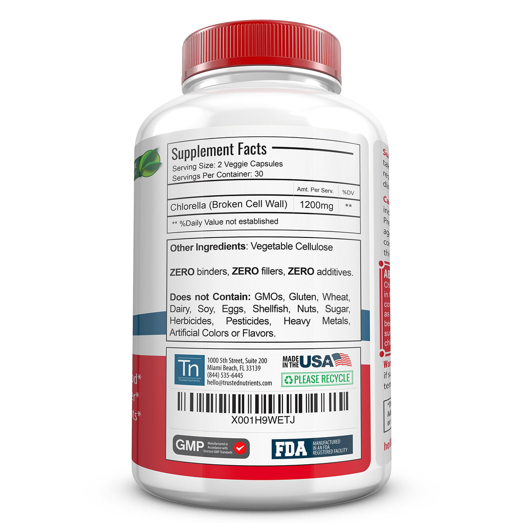 Chlorella supplement for daily nutrition boost