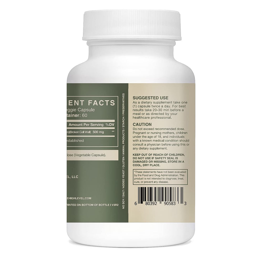 chlorella supplement for digestion support