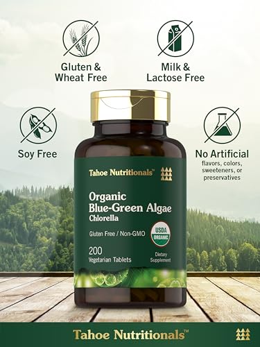 Chlorella supplements for natural vitality