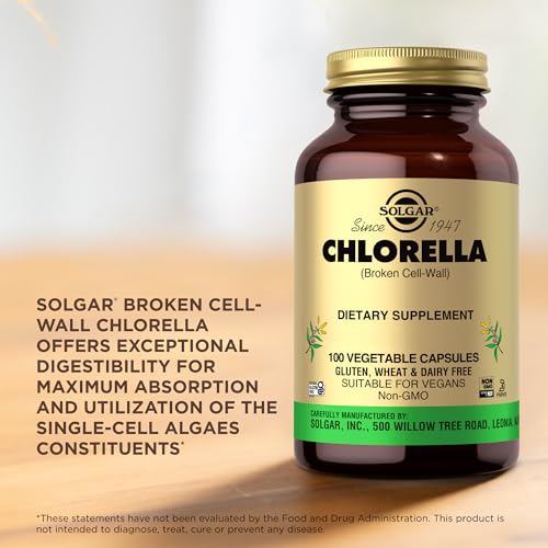 Chlorella supplements for skin health