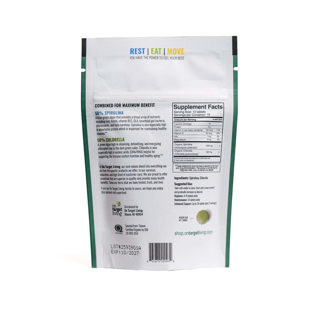 chlorella supplements for vegan diets