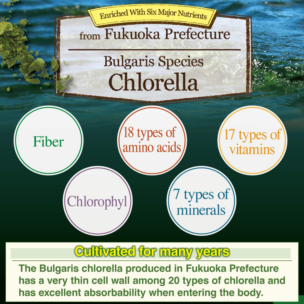Chlorella tablets for daily nutrition