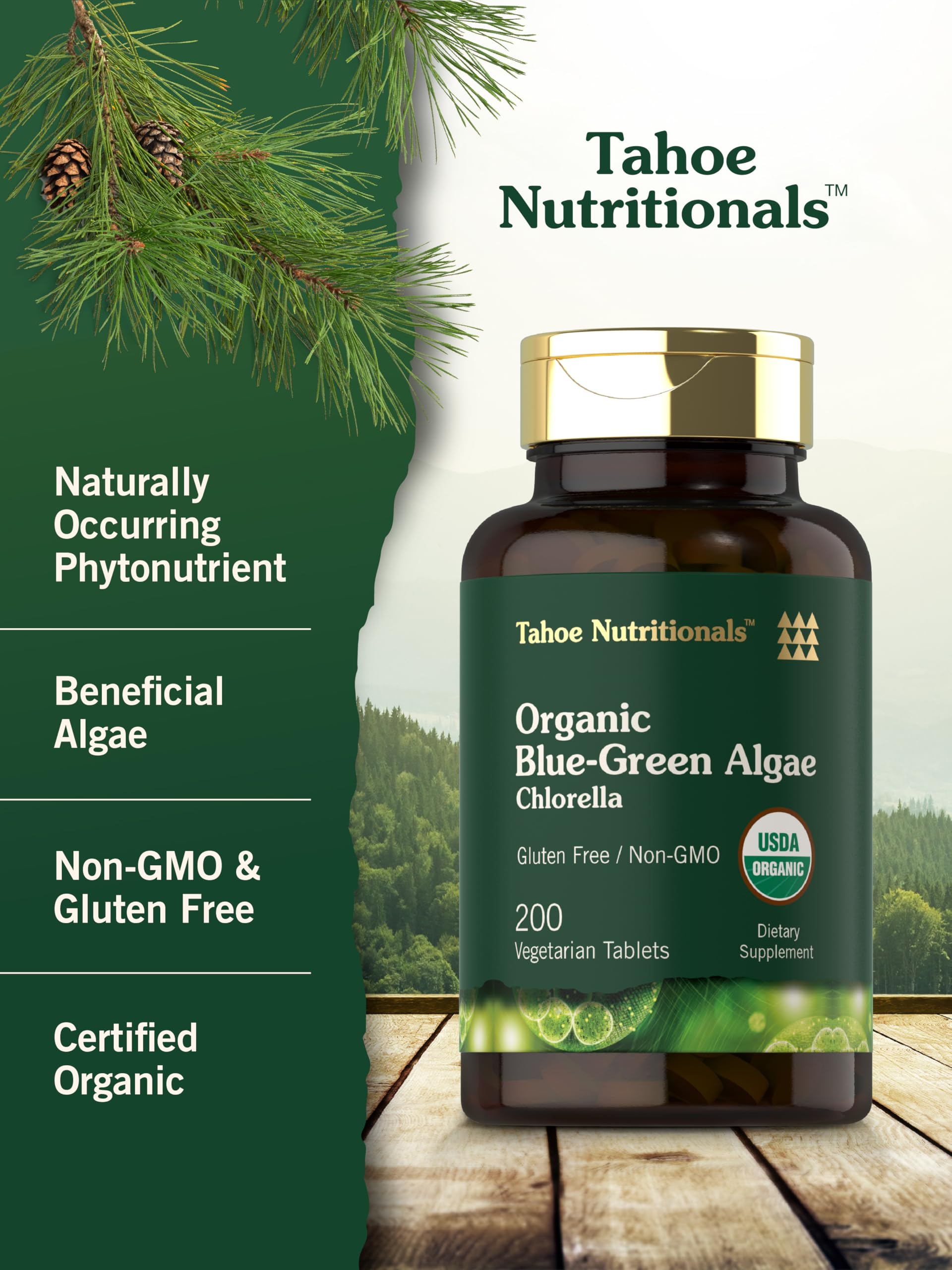 Chlorella tablets for daily nutrition