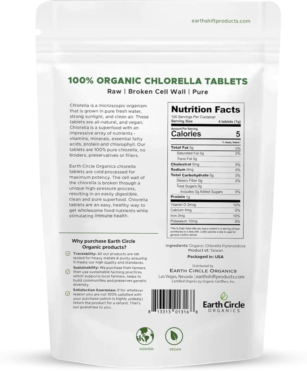 chlorella tablets for daily nutrition