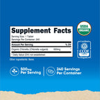 Chlorella tablets for detox support