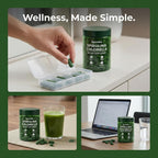 Chlorella tablets for natural nutrition