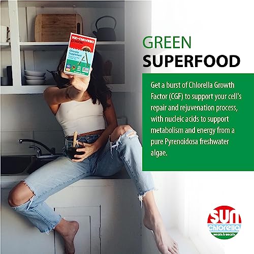 Chlorella tablets with vitamin D