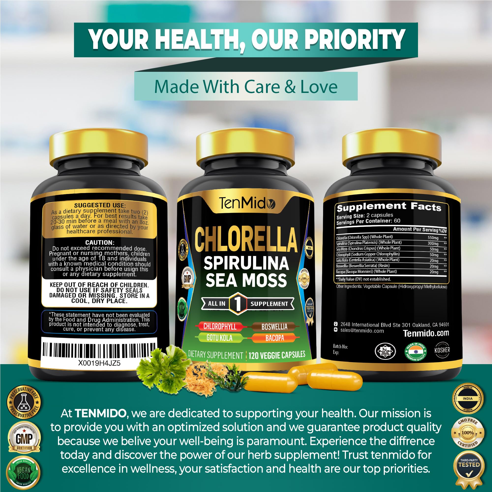 chlorella vulgaris for enhanced immune function