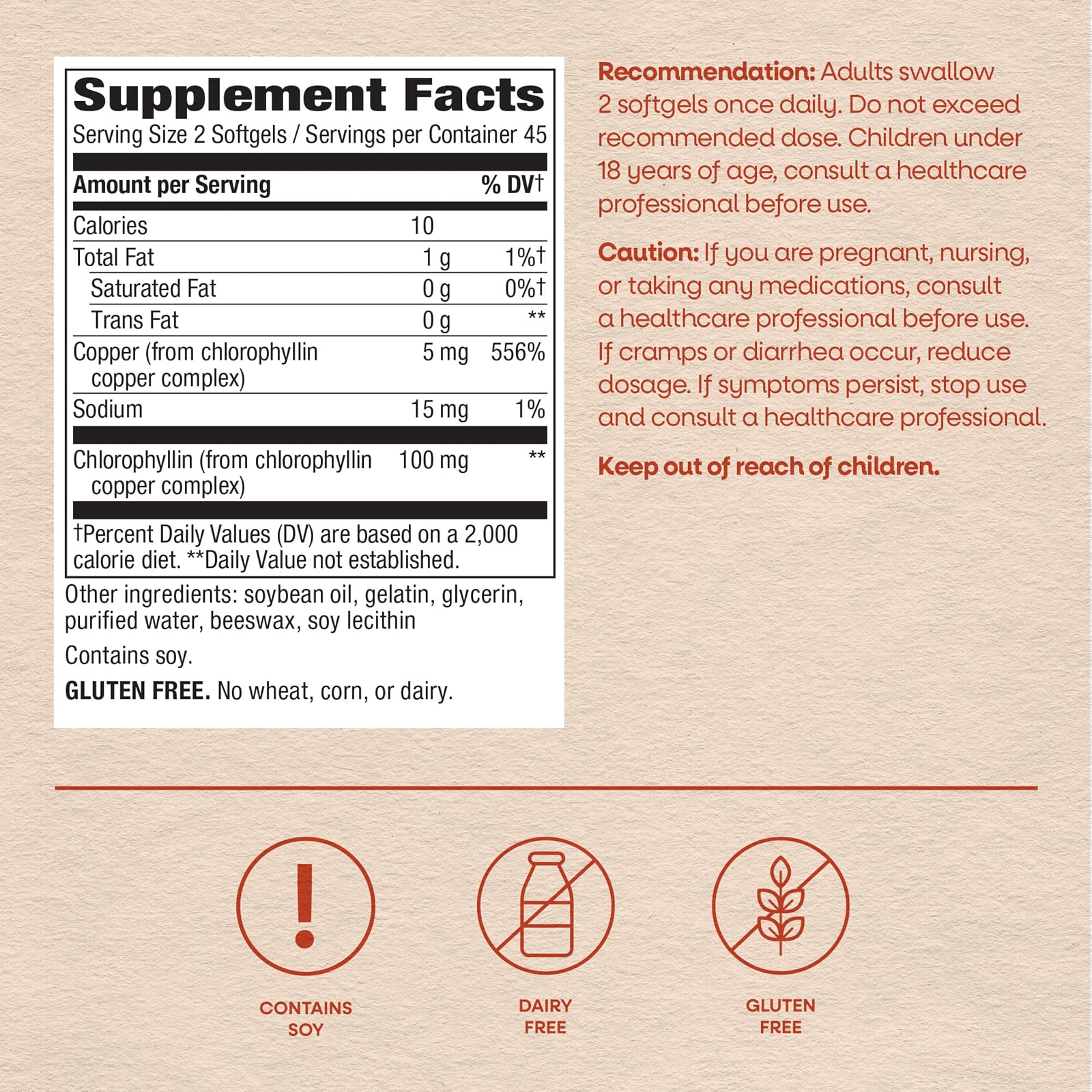 Chlorofresh softgels for daily wellness