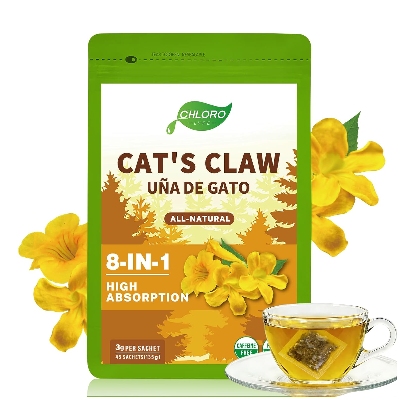 CHLOROLYFE Cat's Claw herbal tea bags