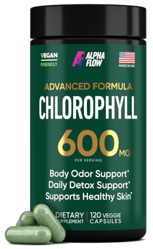 Chlorophyll 600 mg multivitamins for energy