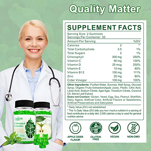 chlorophyll and cider vinegar benefits
