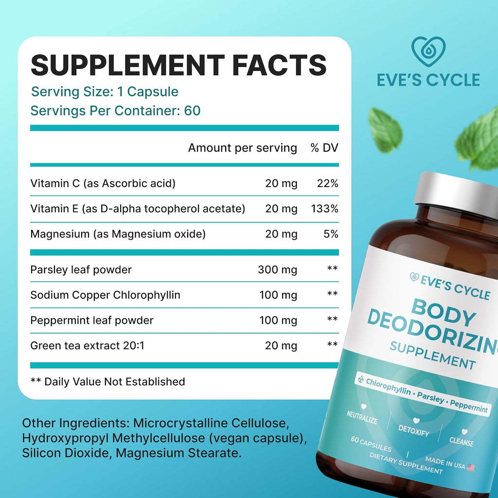 chlorophyll capsules for a fresher you