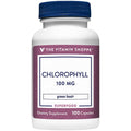 Chlorophyll capsules for detox support