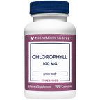 Chlorophyll capsules for detox support