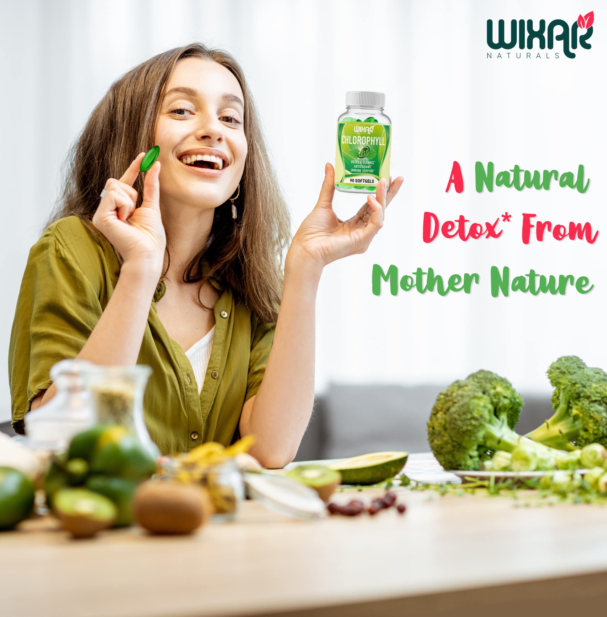 chlorophyll capsules for digestive health