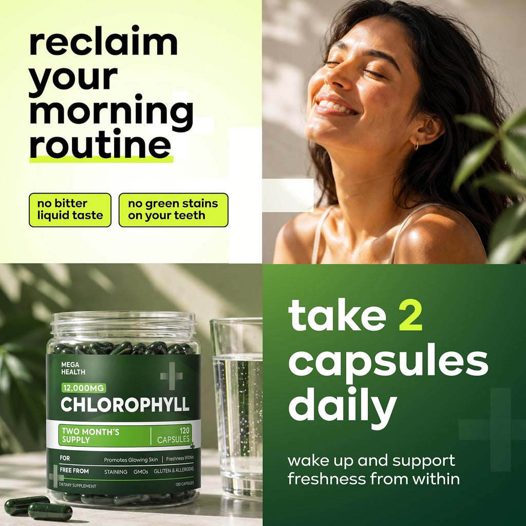 chlorophyll capsules for fresh breath
