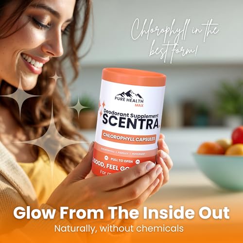 Chlorophyll capsules for fresh breath