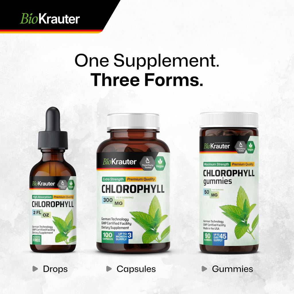 chlorophyll capsules for hydration
