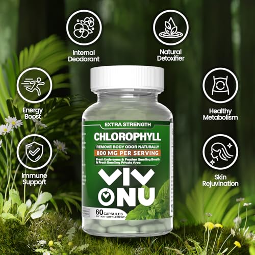 chlorophyll capsules for internal deodorant