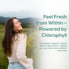 Chlorophyll capsules for skin wellness
