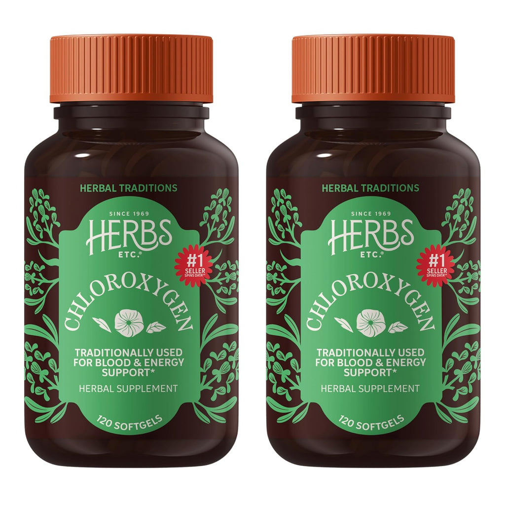 Chlorophyll concentrate softgels for energy