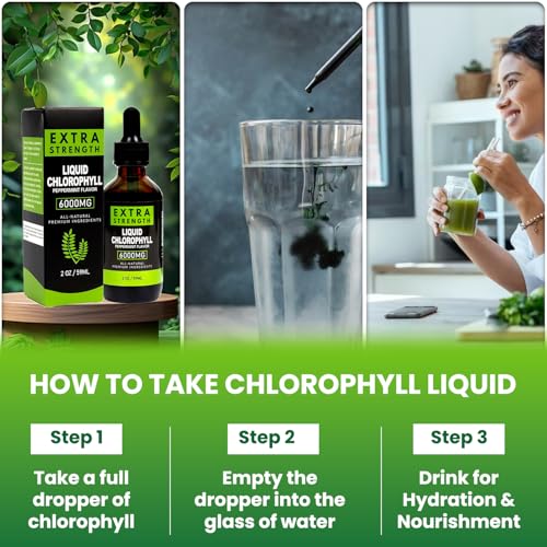 chlorophyll drops benefits for women