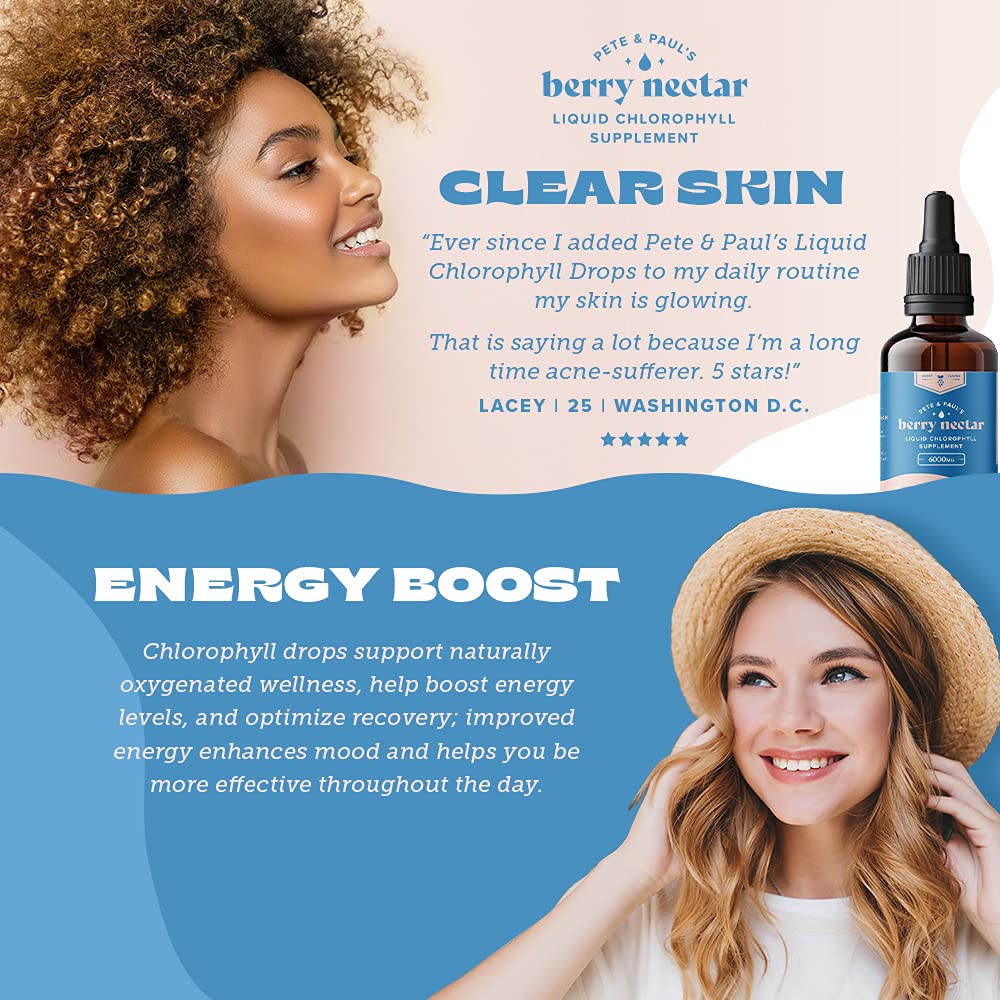 Chlorophyll drops benefits for women