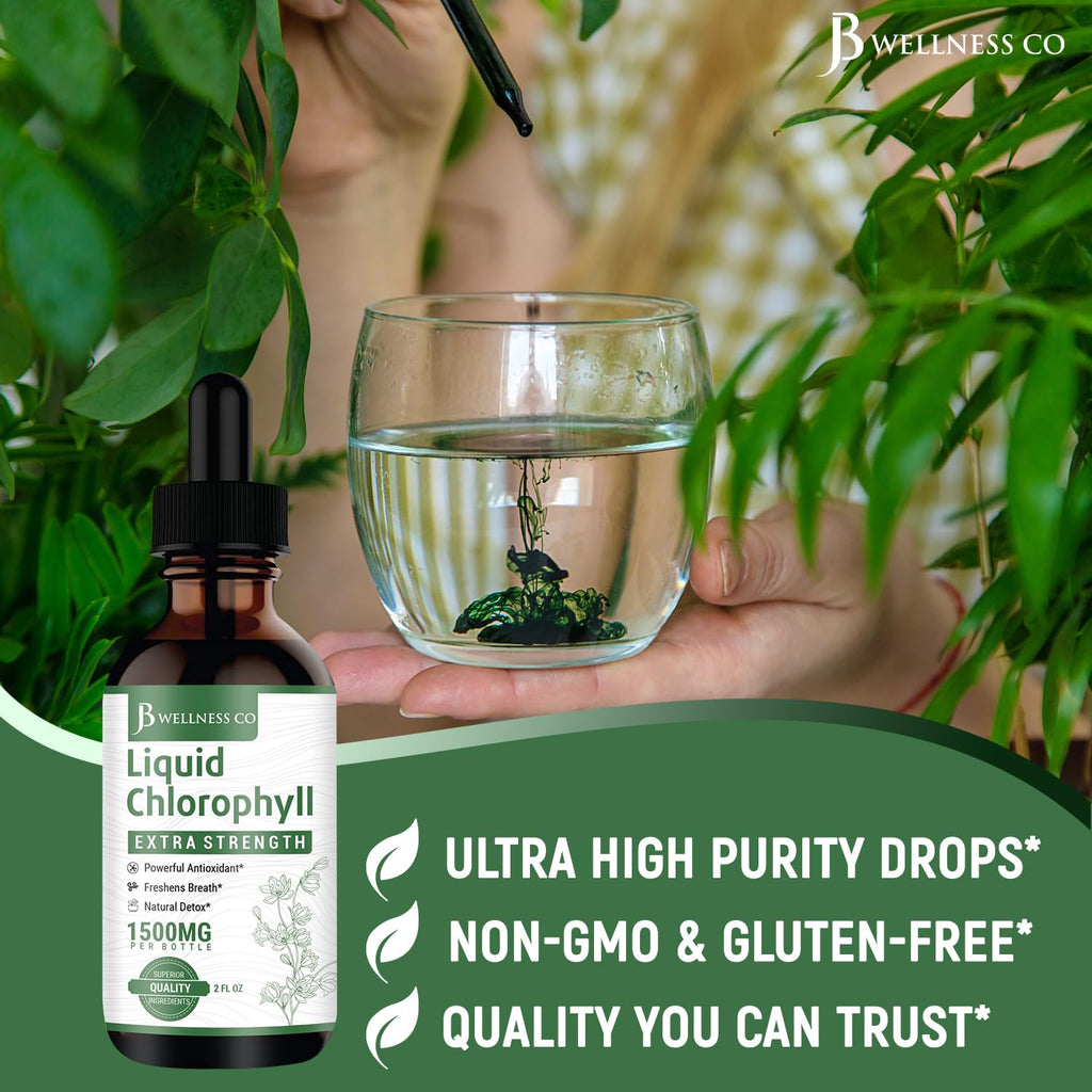chlorophyll drops for a healthier lifestyle