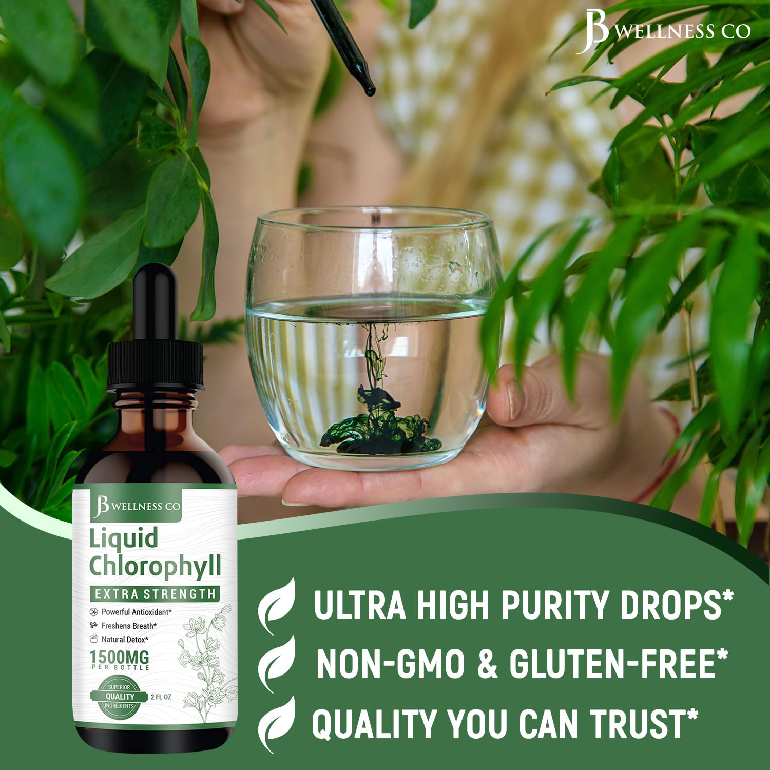 chlorophyll drops for a healthier lifestyle
