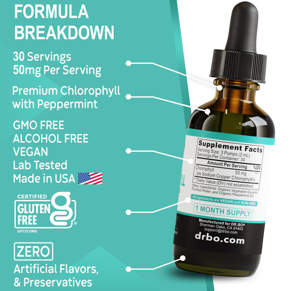 chlorophyll drops for active lifestyle