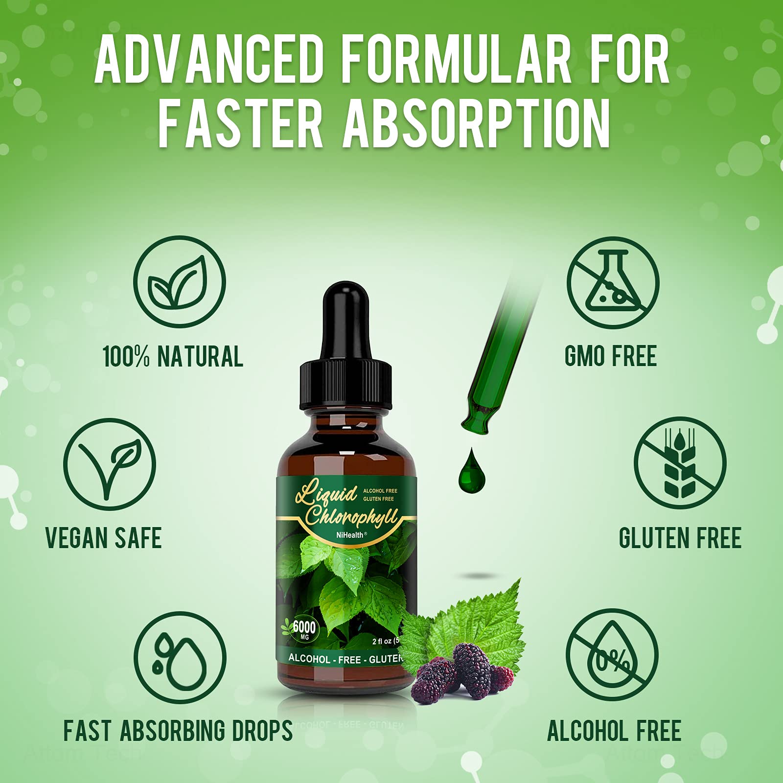 chlorophyll drops for better digestion