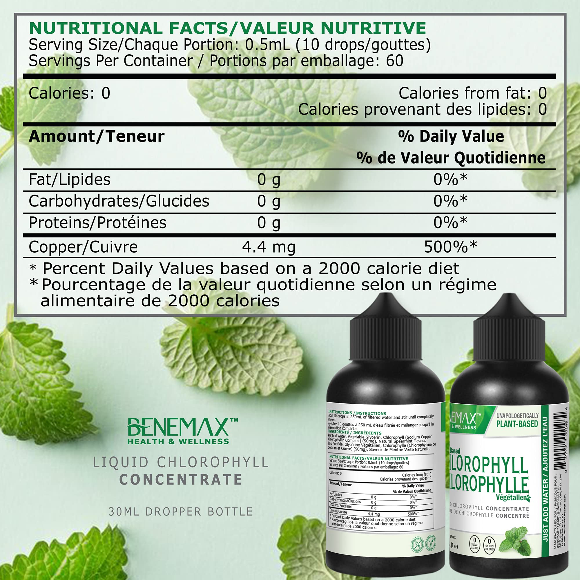 chlorophyll drops for detox support