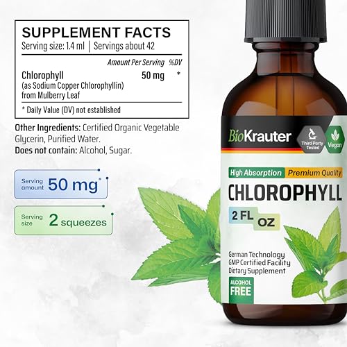 chlorophyll drops for detoxification