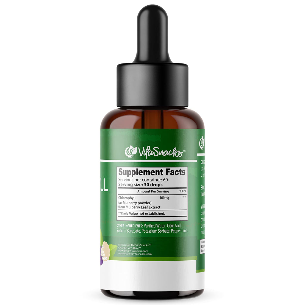 Chlorophyll drops for fitness enthusiasts