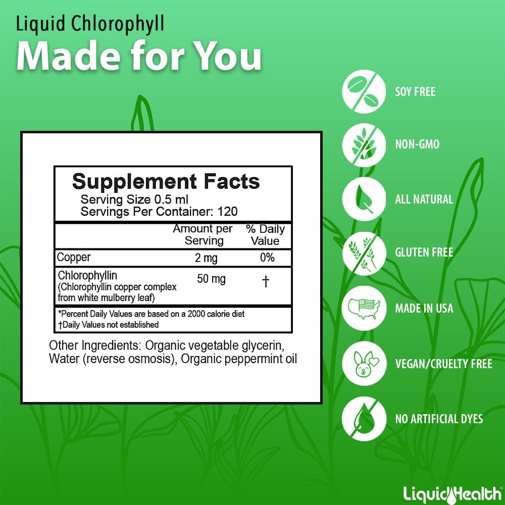 chlorophyll drops for fresh breath