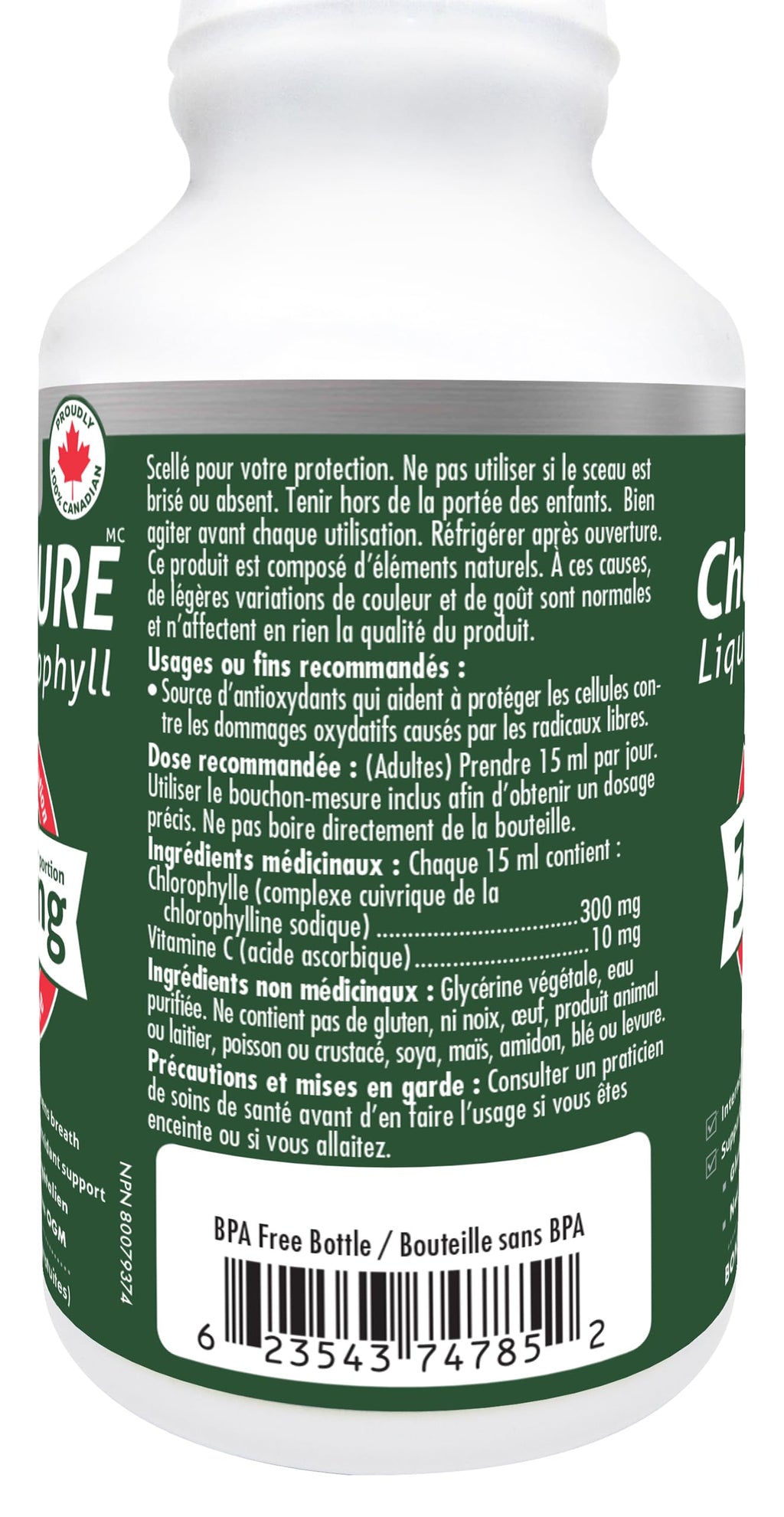 chlorophyll drops for natural cleansing