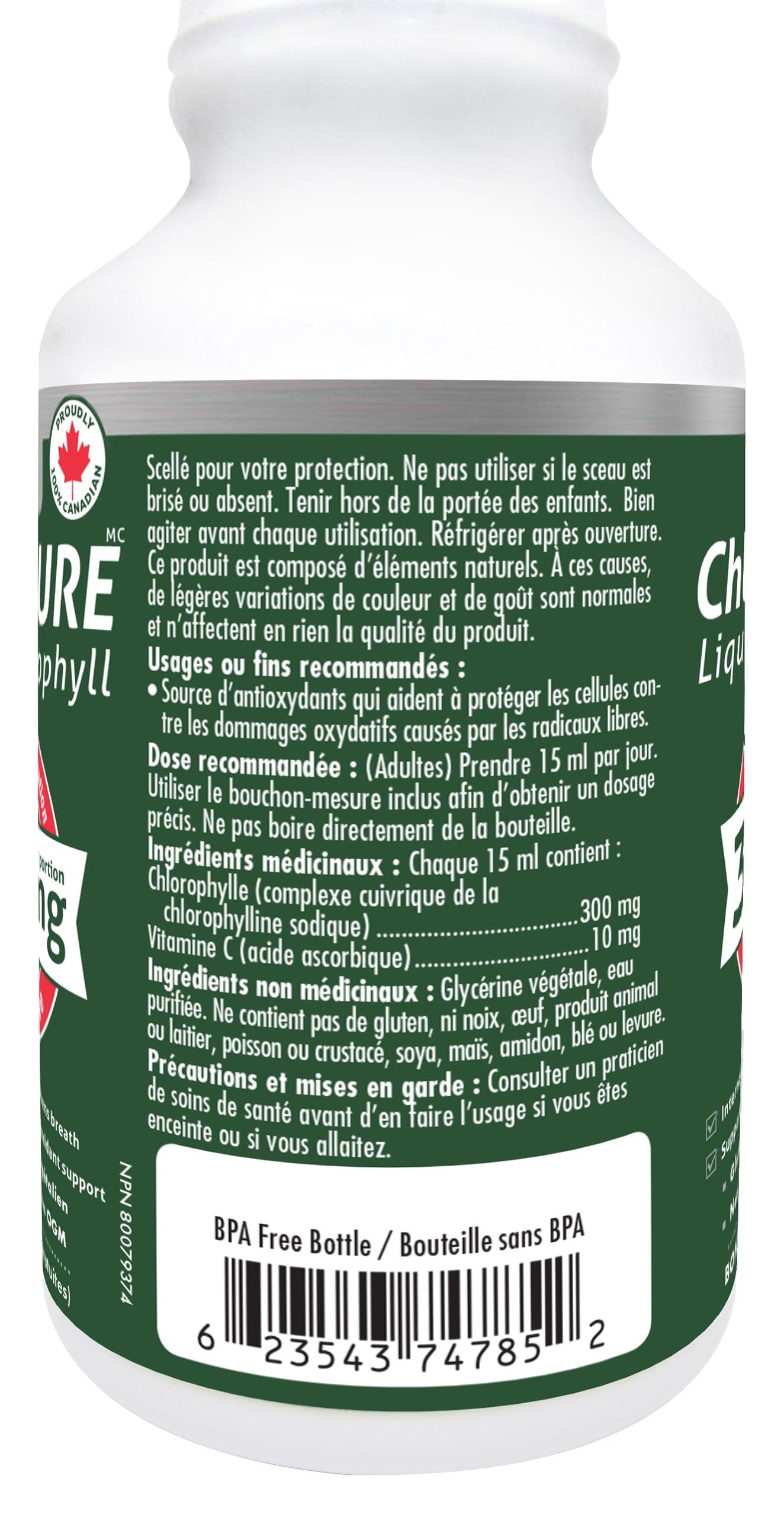 chlorophyll drops for natural cleansing