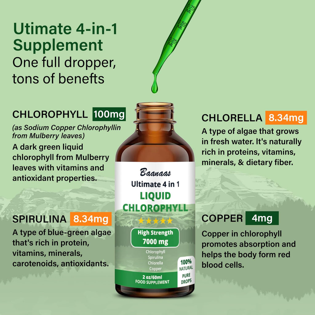 chlorophyll drops for natural energy