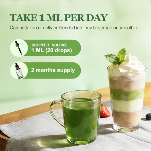 chlorophyll drops for radiant skin