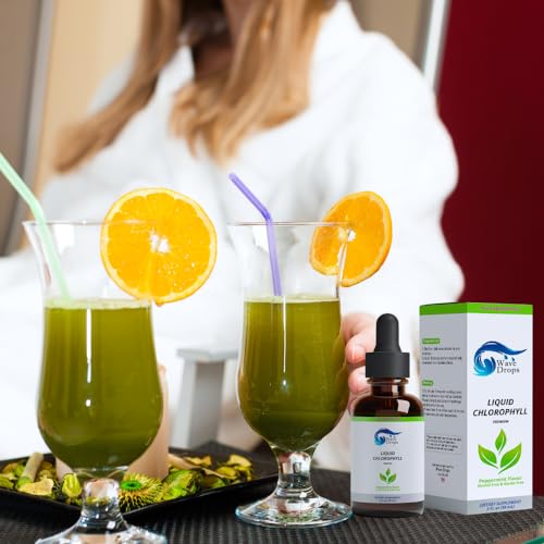 chlorophyll drops for refreshing taste
