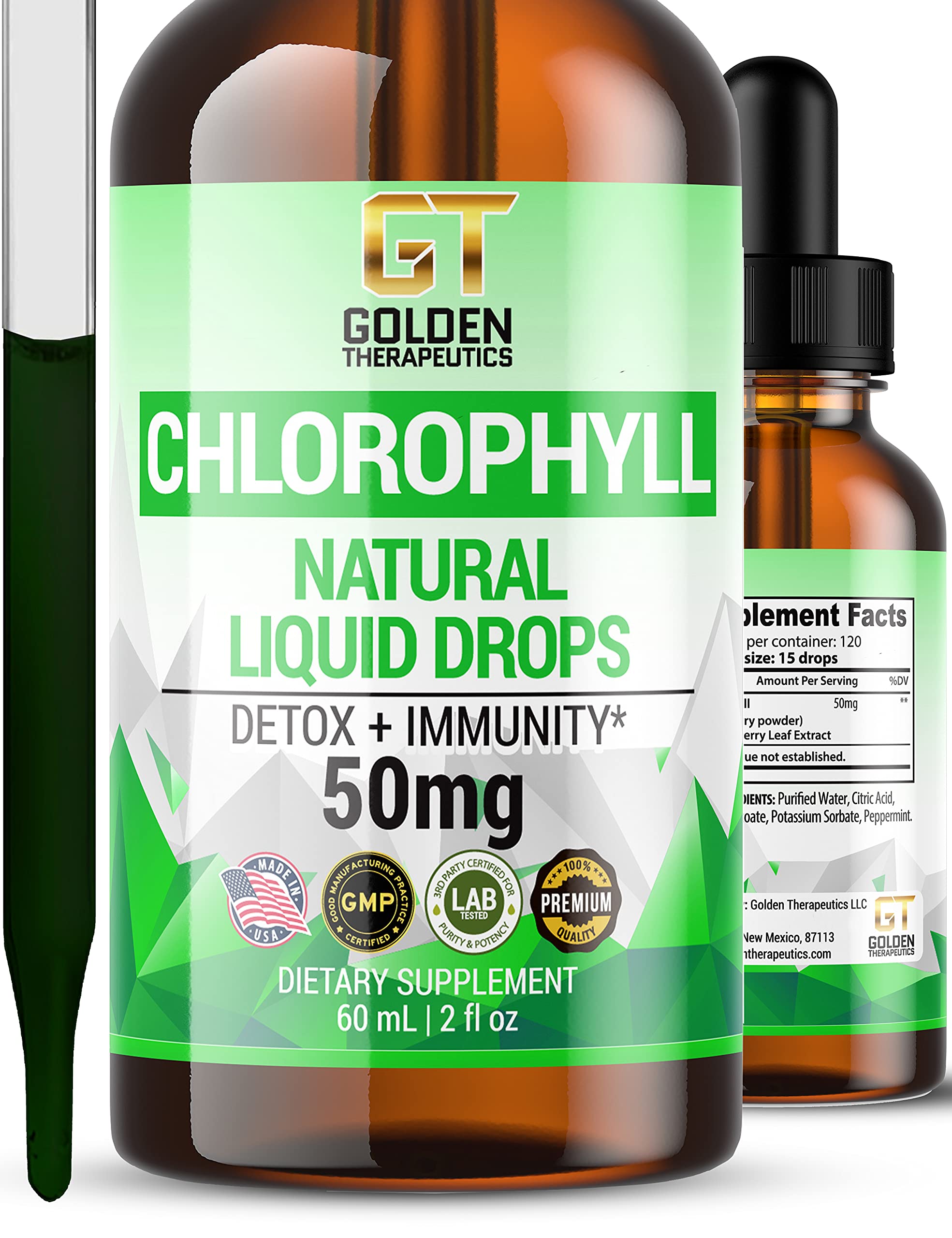 chlorophyll drops for skin health