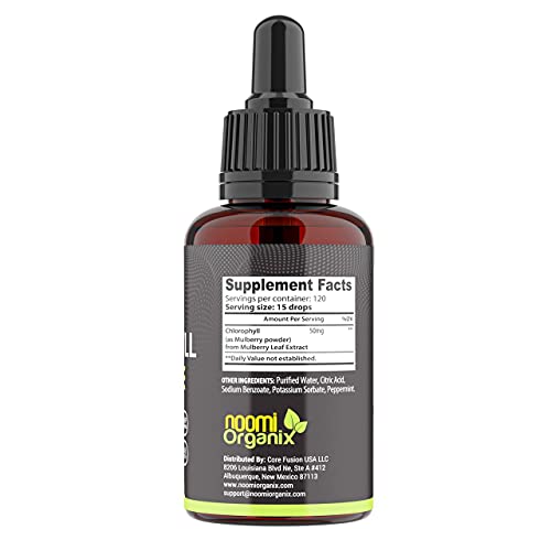 chlorophyll drops for skin health