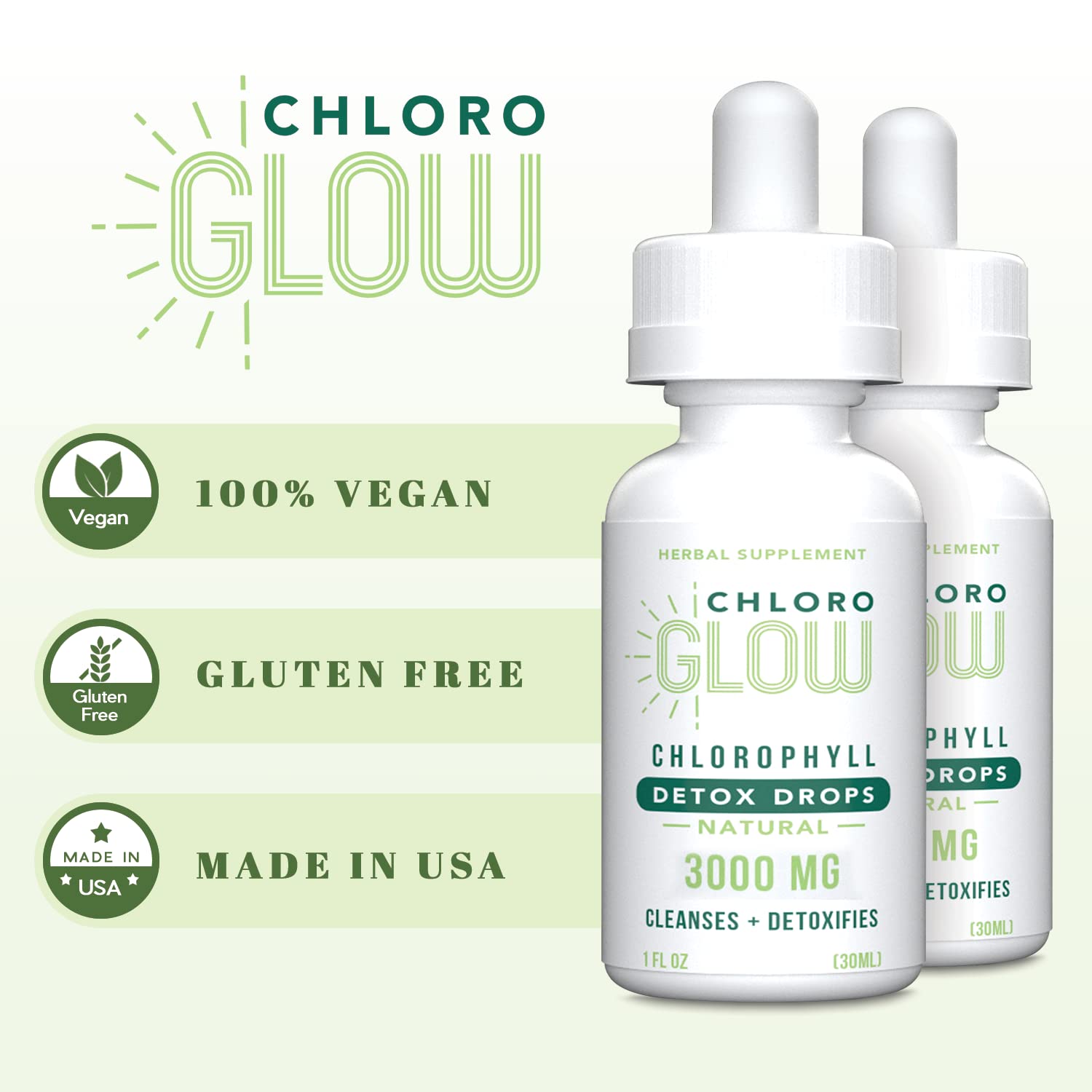 chlorophyll drops for skin health