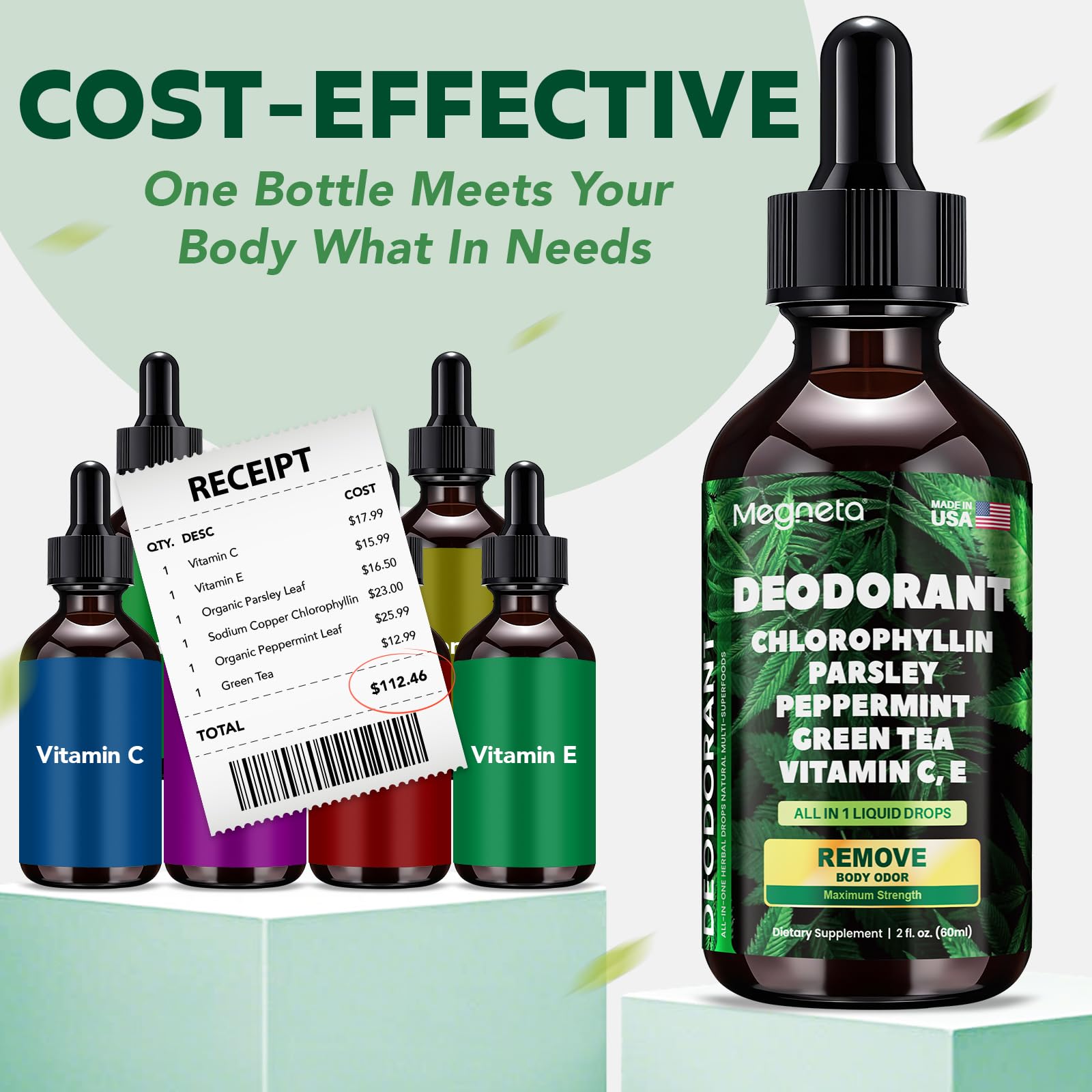 Chlorophyll drops to support immunity