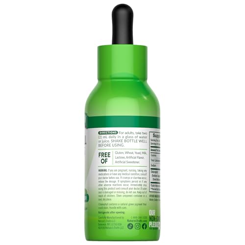 Chlorophyll drops with refreshing taste