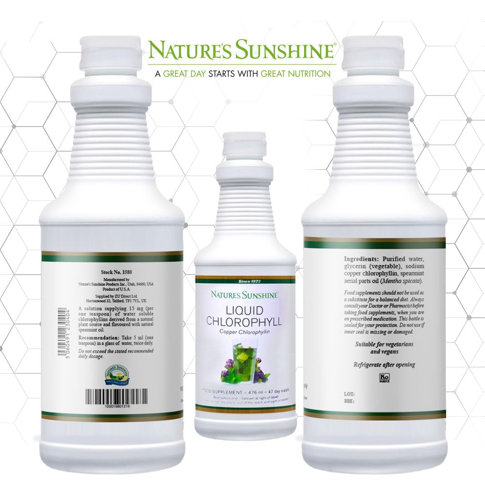 chlorophyll energy booster drink