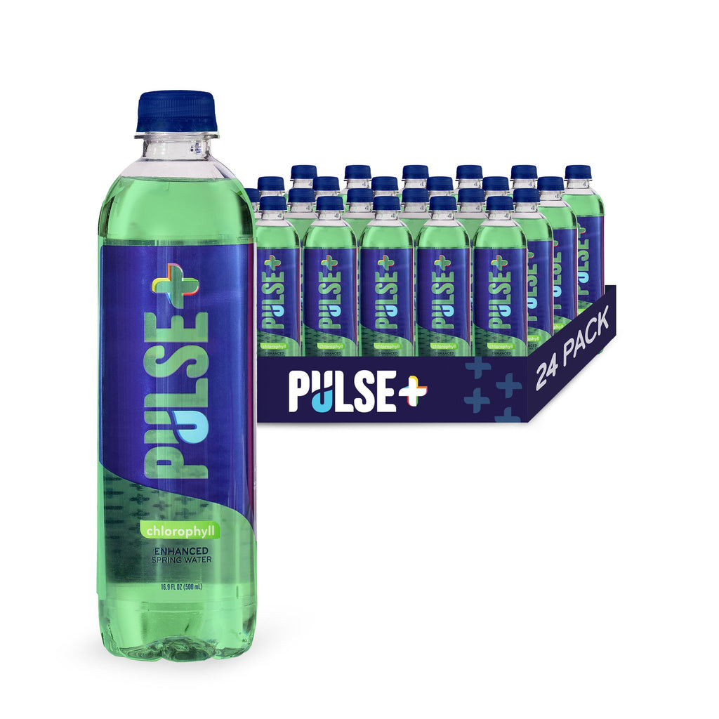 chlorophyll enhanced spring water bottles