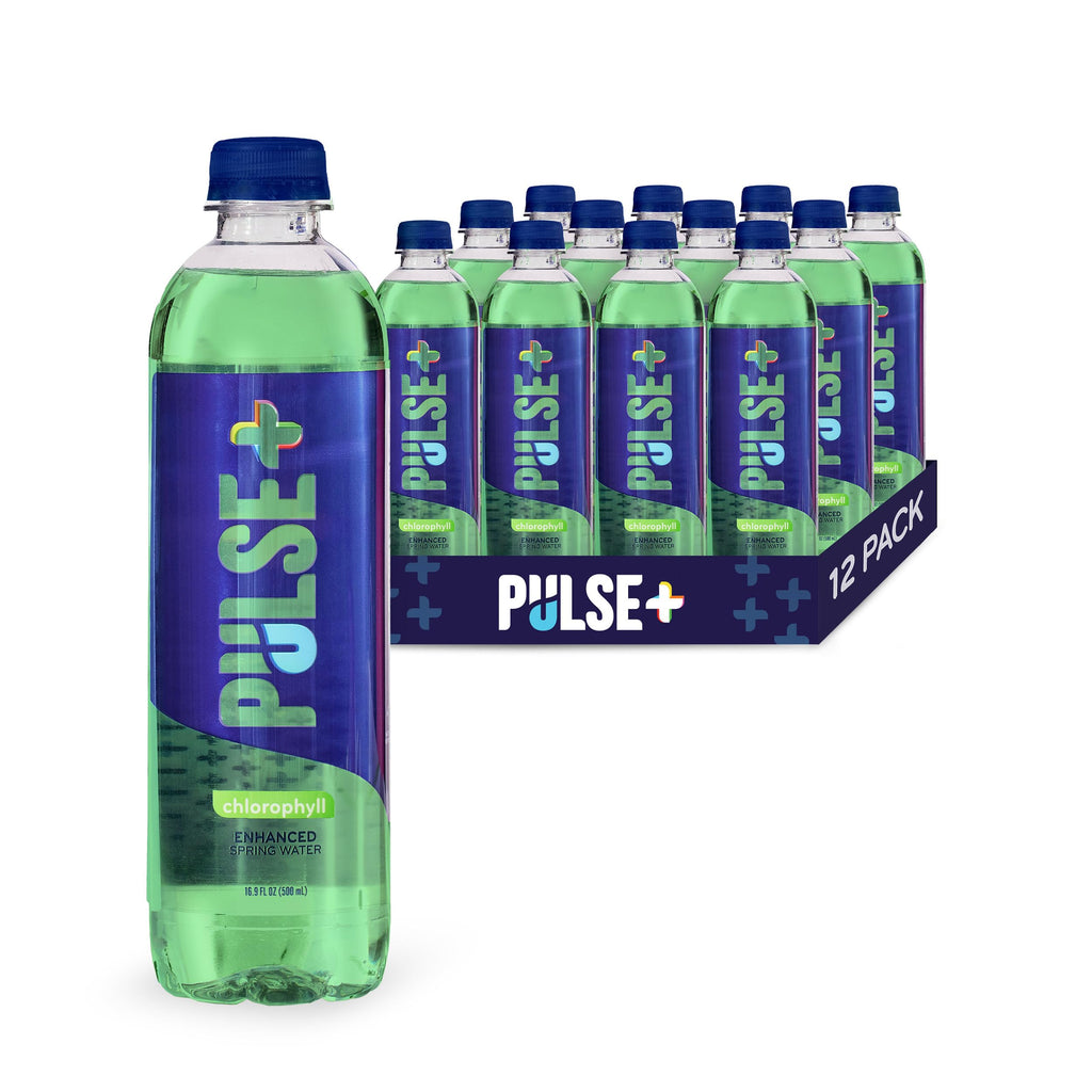 chlorophyll enhanced spring water bottles