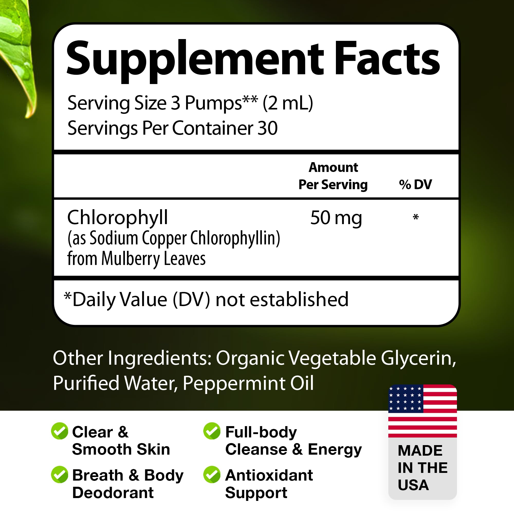 chlorophyll for digestion health
